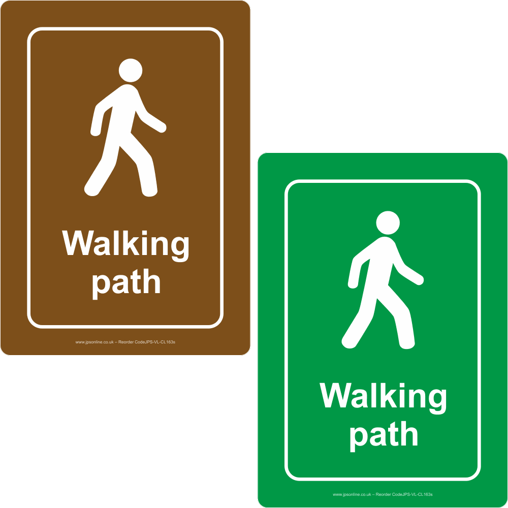 Walking Hang Signs