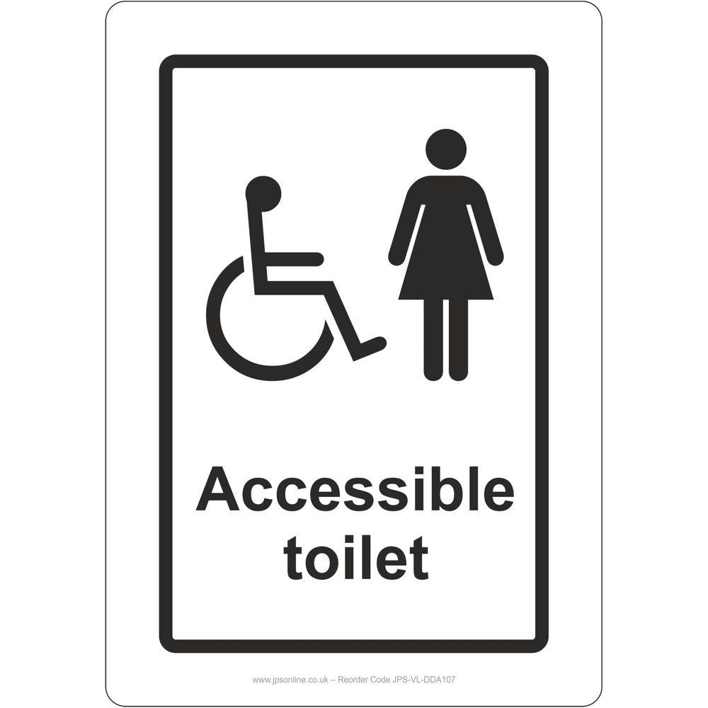 Accessible Toilet 1 Sign – JPS Online Ltd