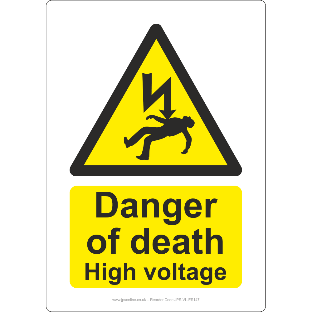 Danger Of Death High Voltage Sign – JPS Online Ltd