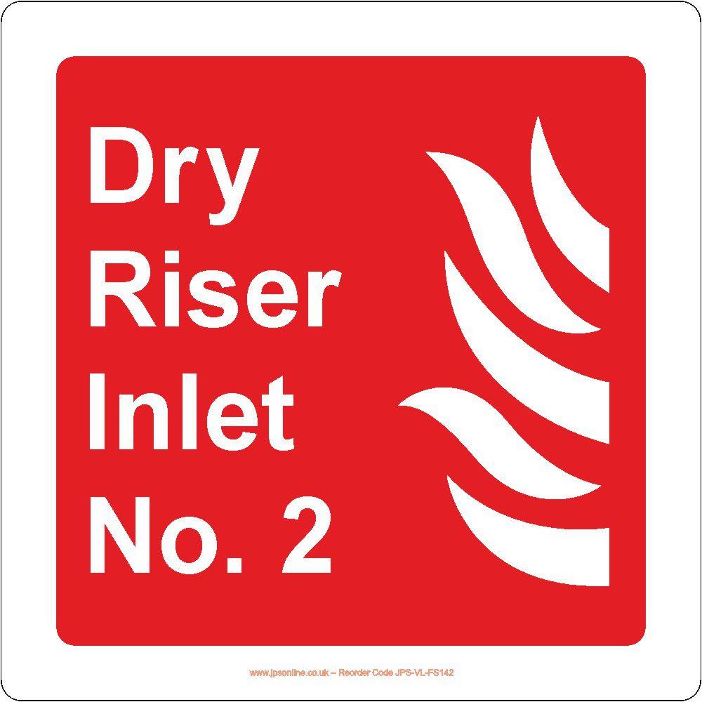 Dry Riser Inlet No. 2 Sign – JPS Online Ltd
