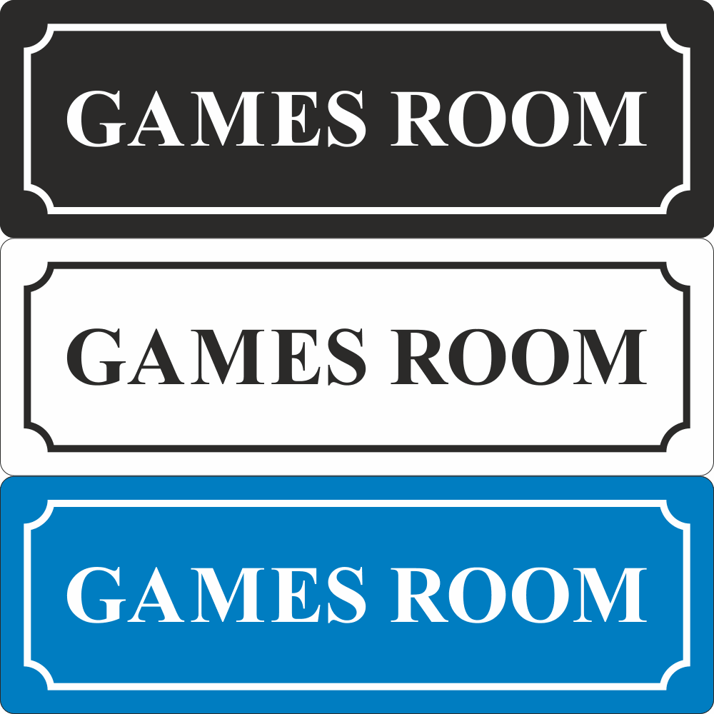 Games Room Sign – JPS Online Ltd