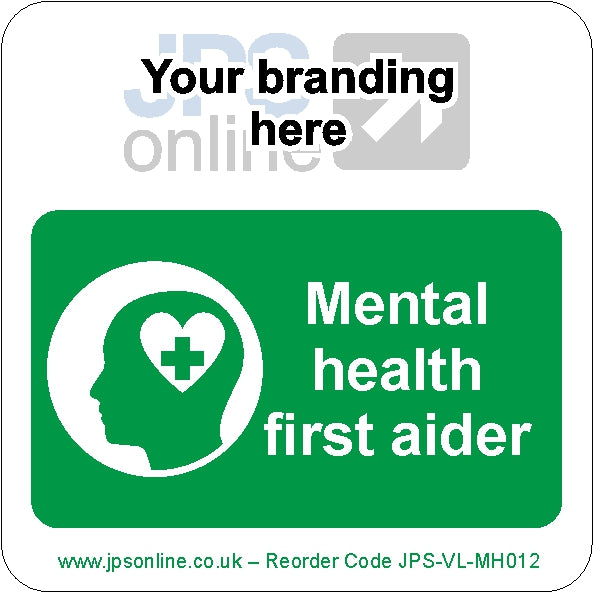 Mental Health First Aider Branded Sticker – JPS Online Ltd