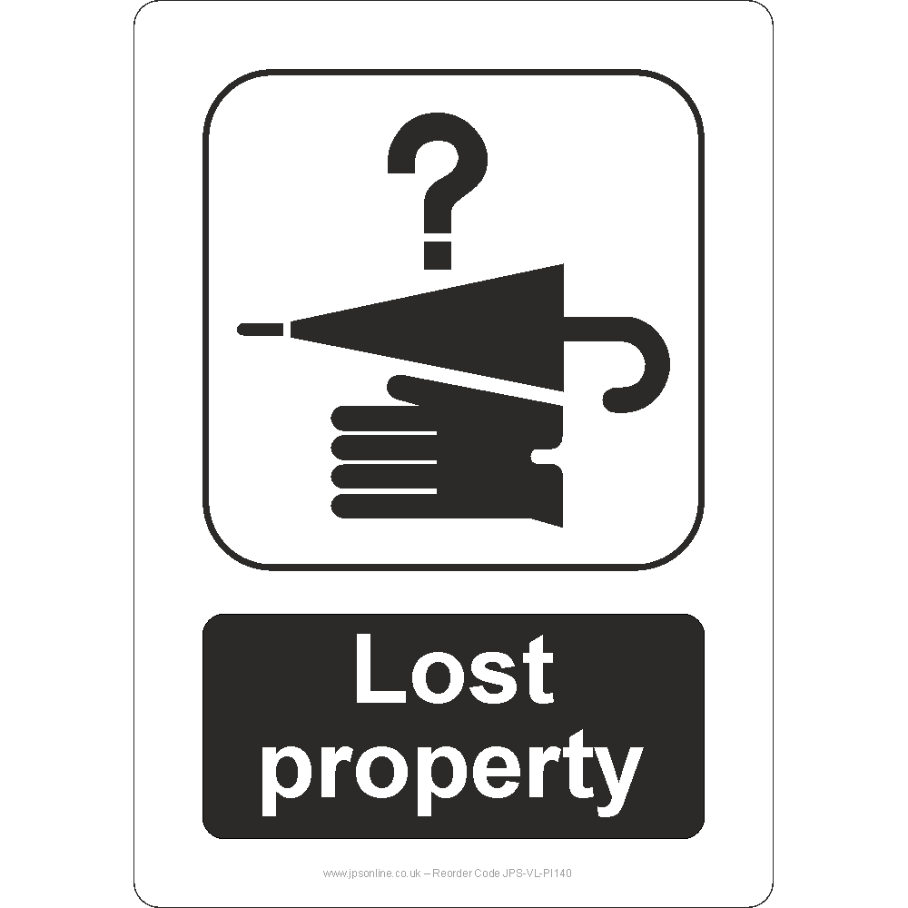 Lost Property Sign – JPS Online Ltd