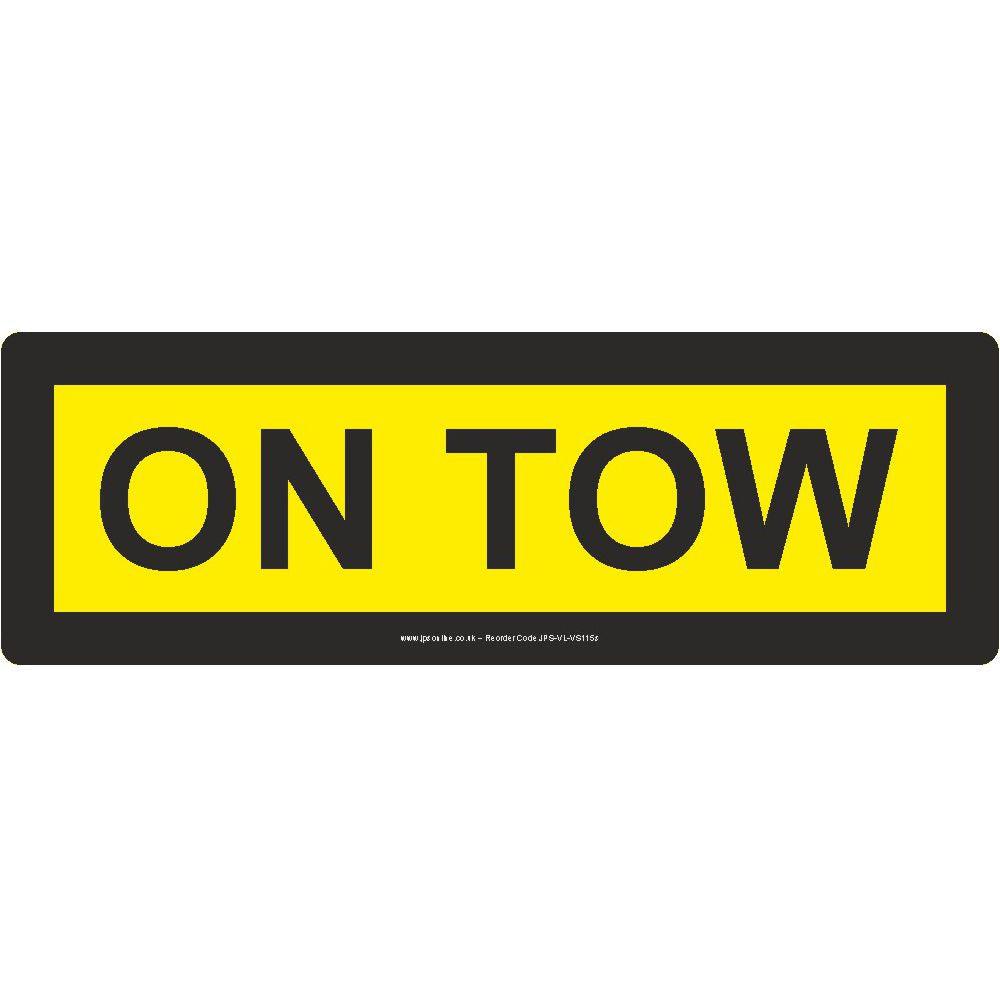 On Tow Sign – JPS Online Ltd