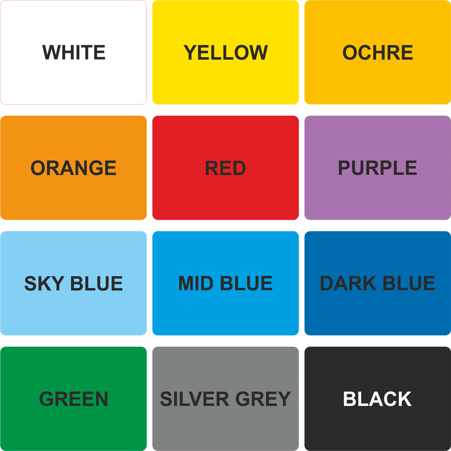 Pipe Identification Labels (Pack of 50) – JPS Online Ltd